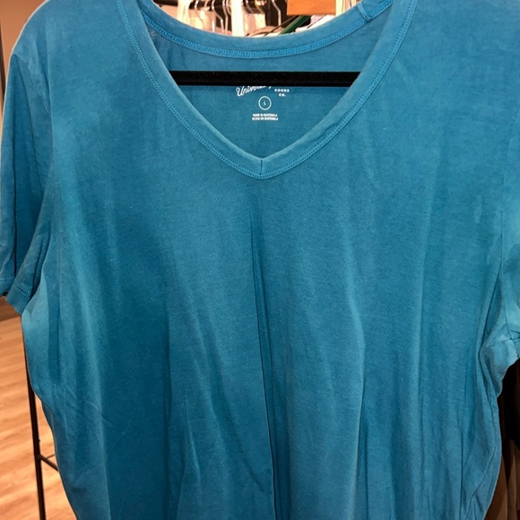 Universal Thread | Tops | Universal Thread Blue Relaxed Short Sleeve ...